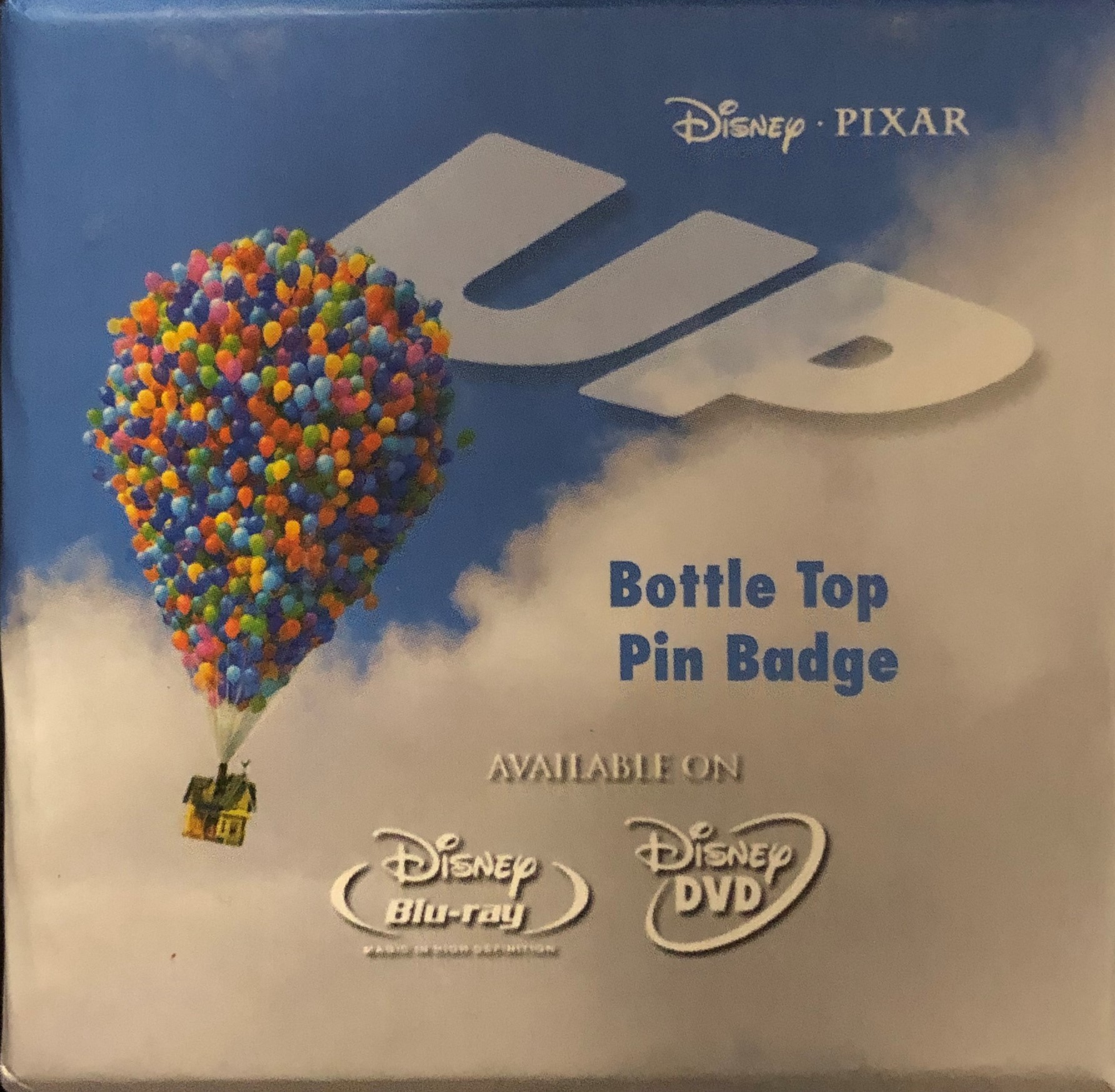 Pixar’s UP Grape Soda Bottle Top Pin Badge | Disleelandia