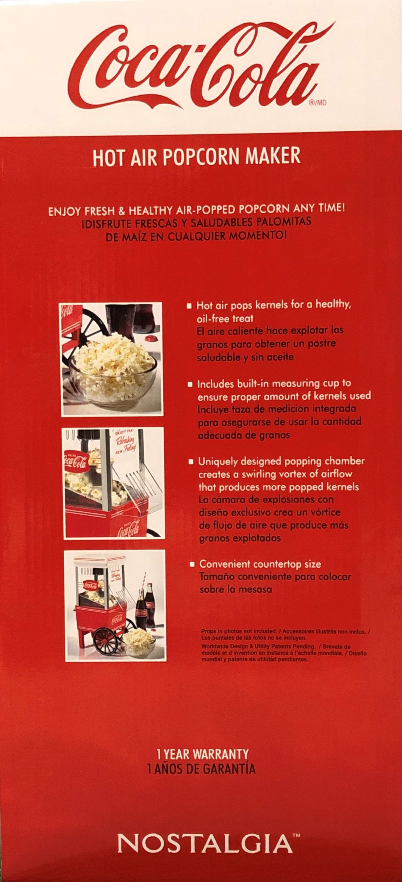 Coca-Cola Hot Air Popcorn Popper | Disleelandia