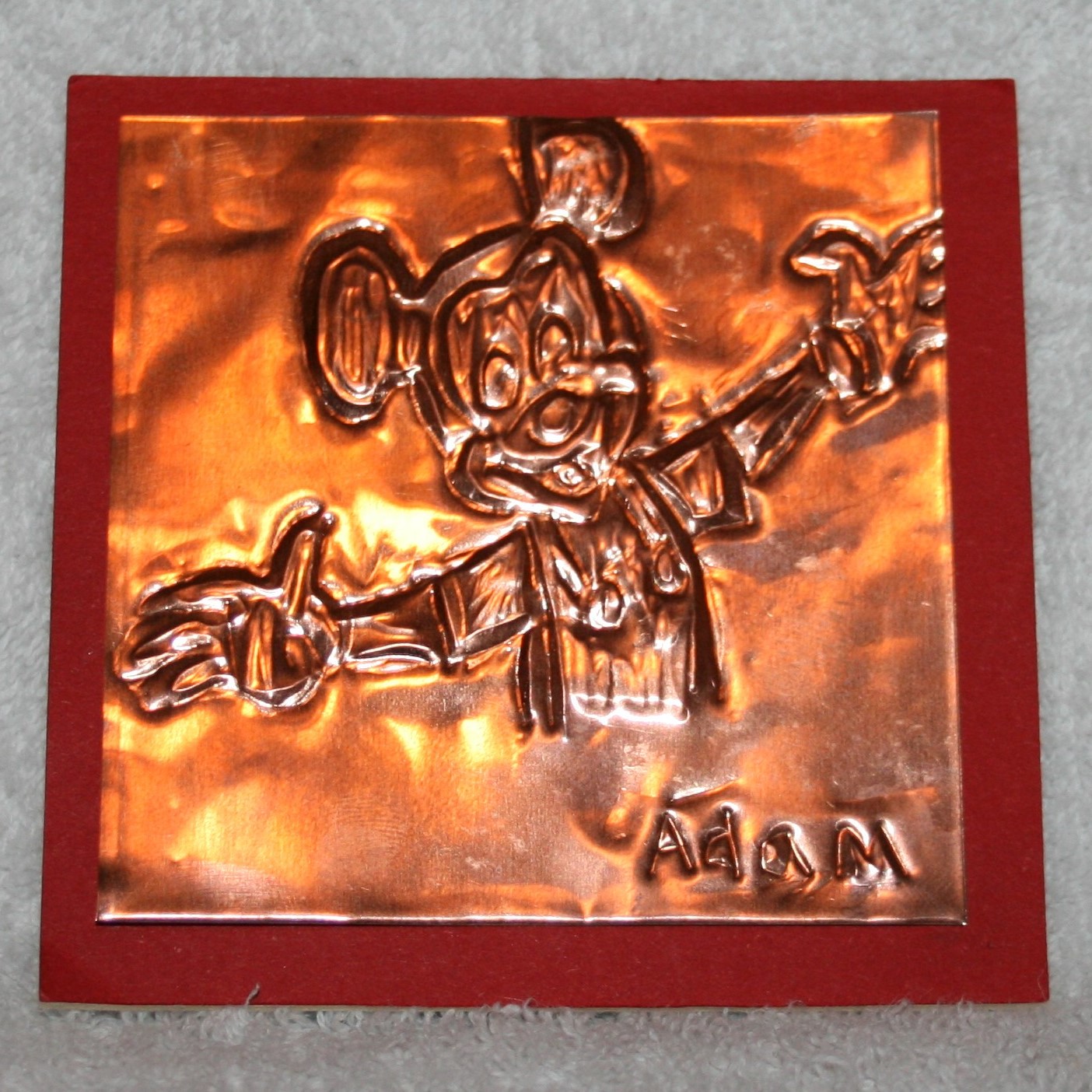 Embossed Mickey Mouse Fan Art | Disleelandia