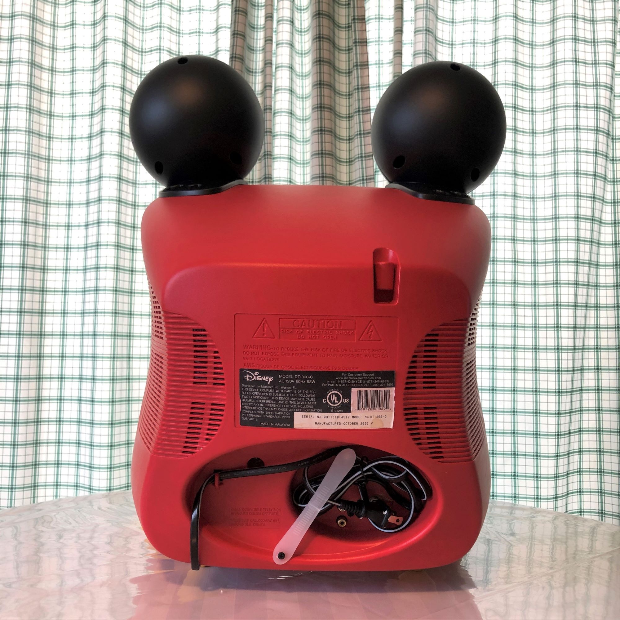 Disney 13″ Mickey Mouse Television with Remote | Disleelandia