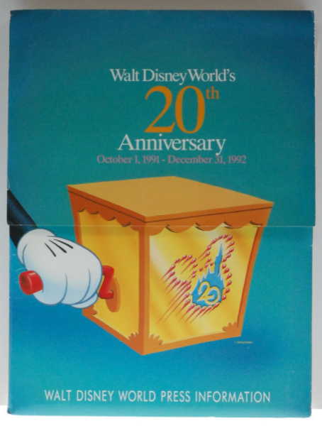 Walt Disney World’s 20th Anniversary Press Kit | Disleelandia