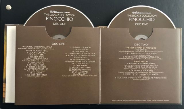 The Legacy Collection Pinocchio CD Set | Disleelandia