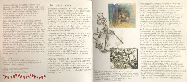 The Legacy Collection Pinocchio CD Set | Disleelandia