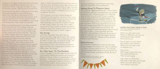 The Legacy Collection Pinocchio CD Set | Disleelandia