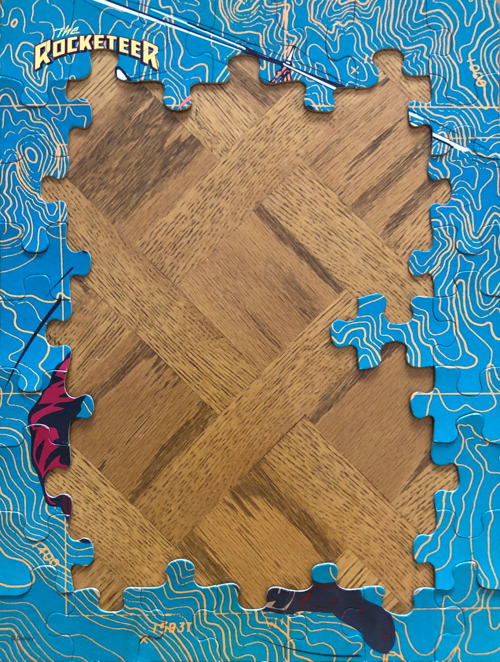 Golden 63 Piece Rocketeer Puzzle | Disleelandia