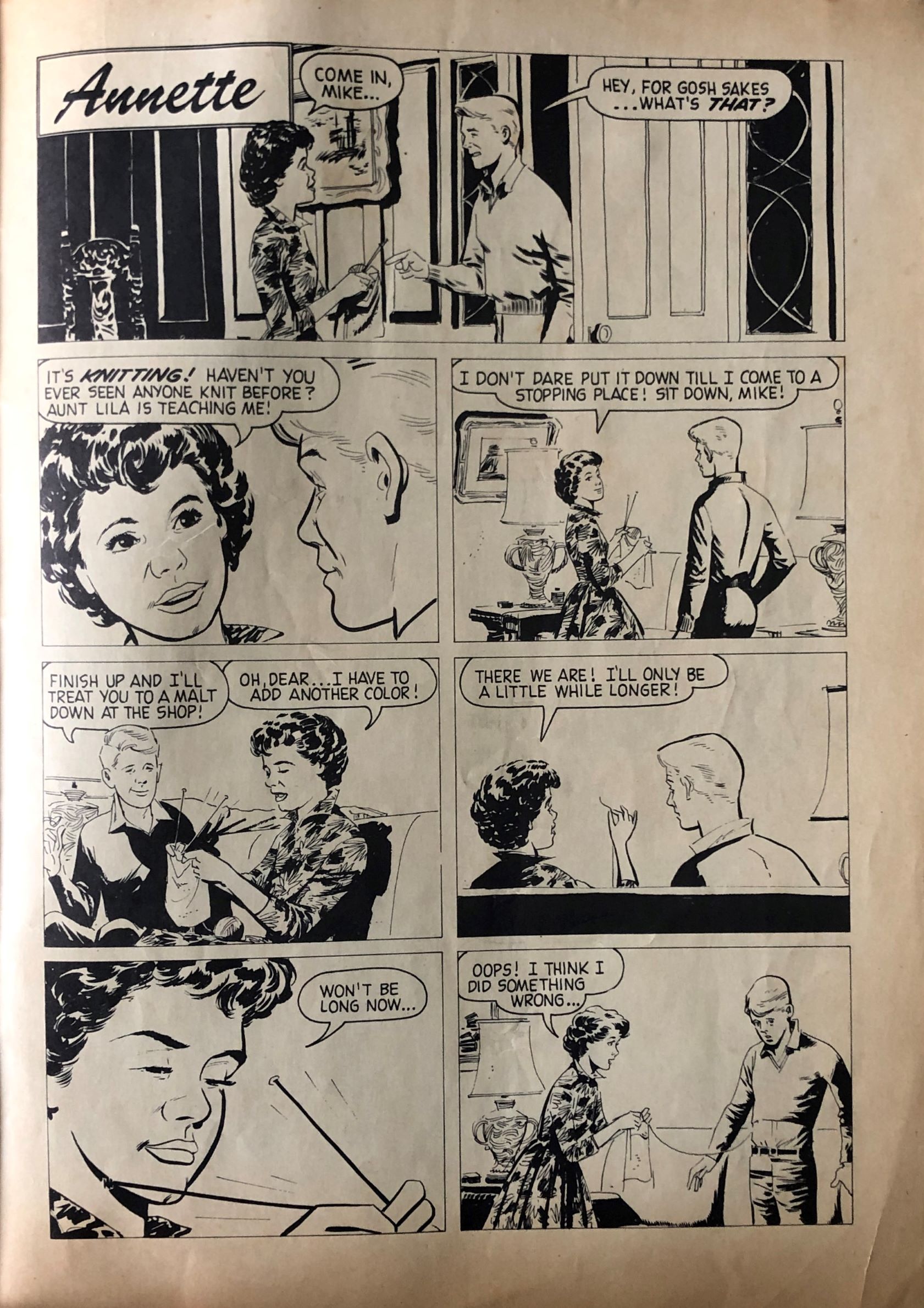 Walt Disney’s Annette DELL Comic Book | Disleelandia