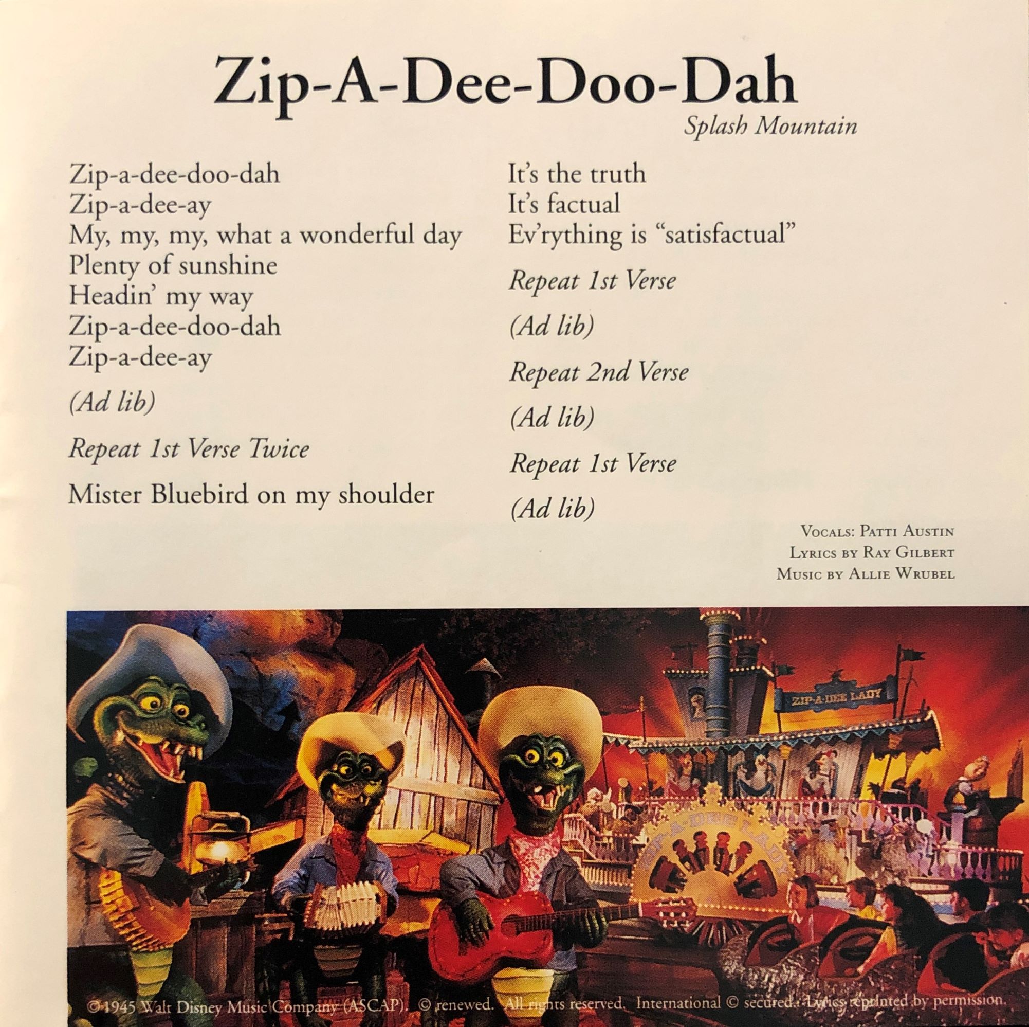 Disney’s Music From the Park CD Compilation | Disleelandia