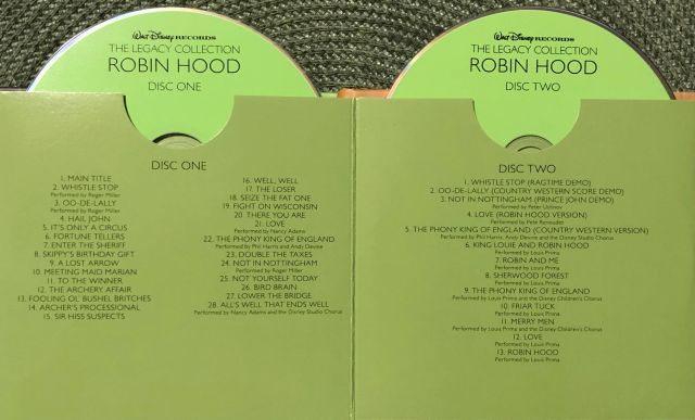 The Legacy Collection Robin Hood CD Set | Disleelandia