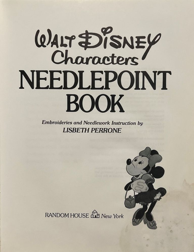 Book Review: Walt Disney Characters Needlepoint Book | Disleelandia