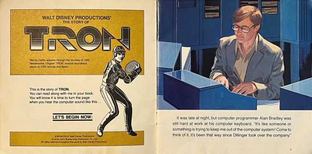 The Story of TRON ‘See, Hear, and Read’ Record | Disleelandia