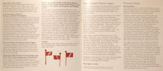 The Legacy Collection Robin Hood CD Set | Disleelandia