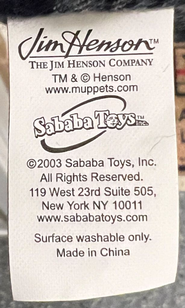 Vintage Nanco / Sababa Muppets Beaker Plush | Disleelandia