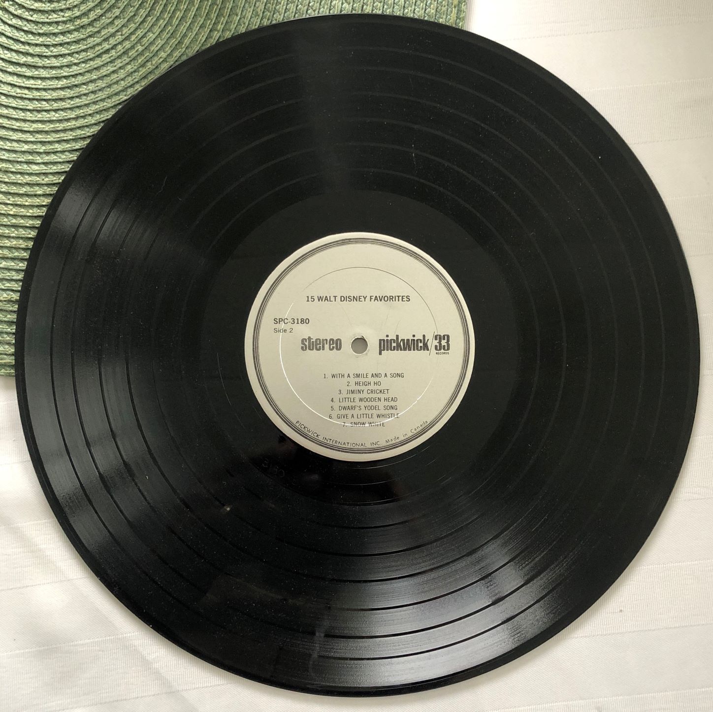 15 Walt Disney Favorites LP by Pickwick Int. | Disleelandia