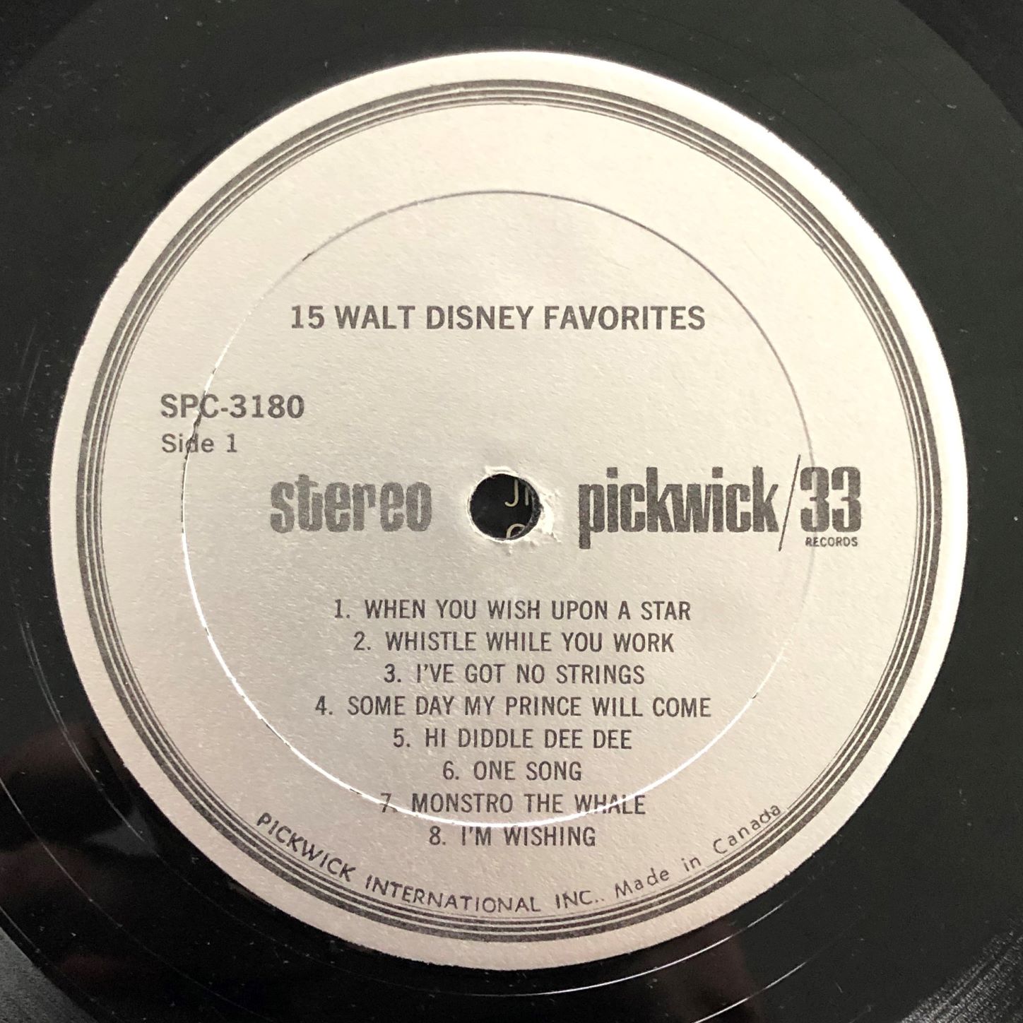 15 Walt Disney Favorites LP by Pickwick Int. | Disleelandia