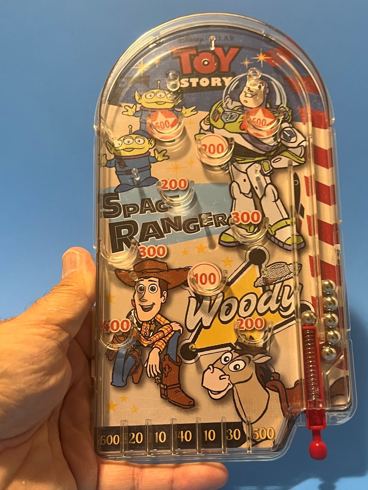 Toy Story 2 Handheld Pinball Game | Disleelandia