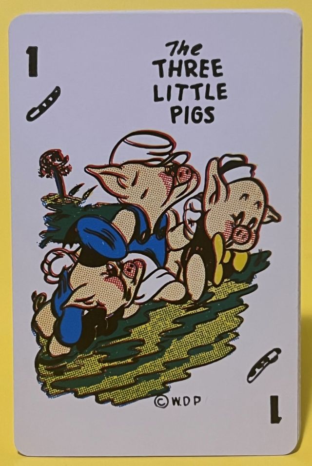 Disney’s The Three Little Pigs Card Game | Disleelandia