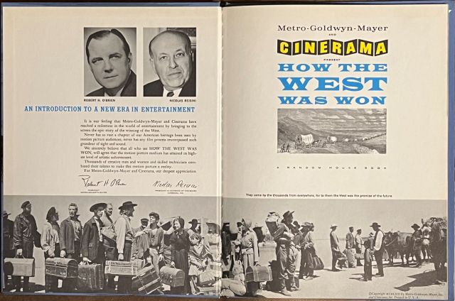 Book Review: MGM / Cinerama How the West Was Won | Disleelandia