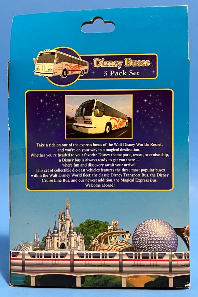 Walt Disney World Disney Buses 3 Pack Set | Disleelandia