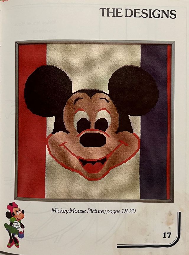 Book Review: Walt Disney Characters Needlepoint Book | Disleelandia