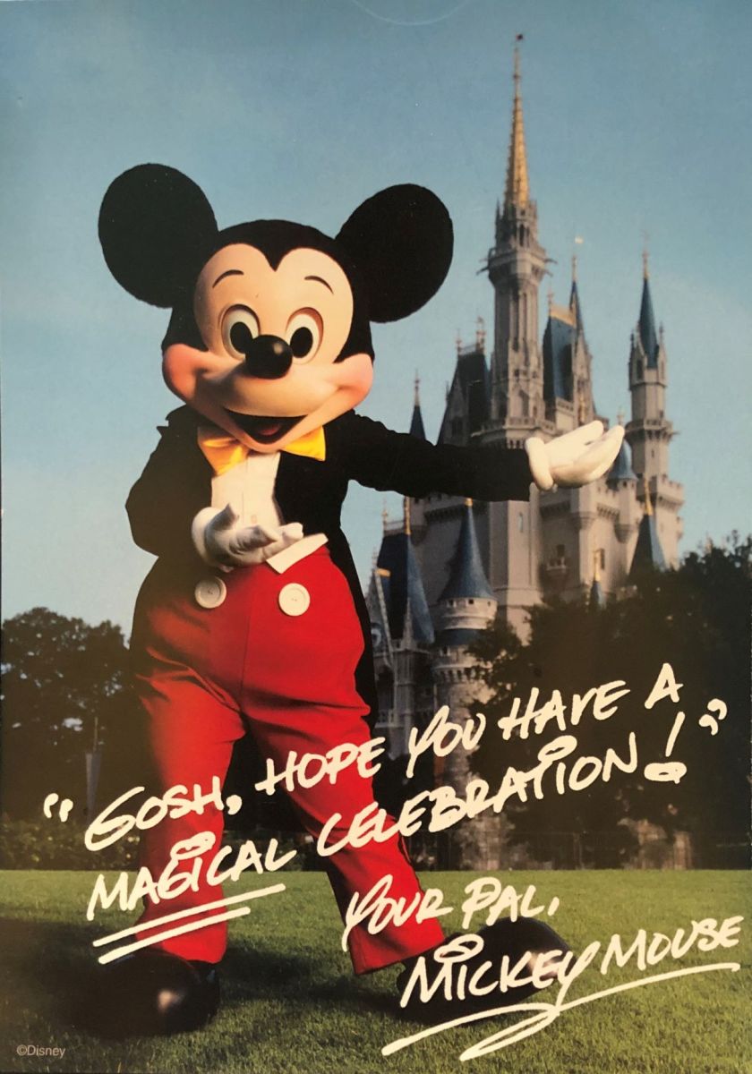 Mickey Mouse Promo Card & Postcard Set | Disleelandia