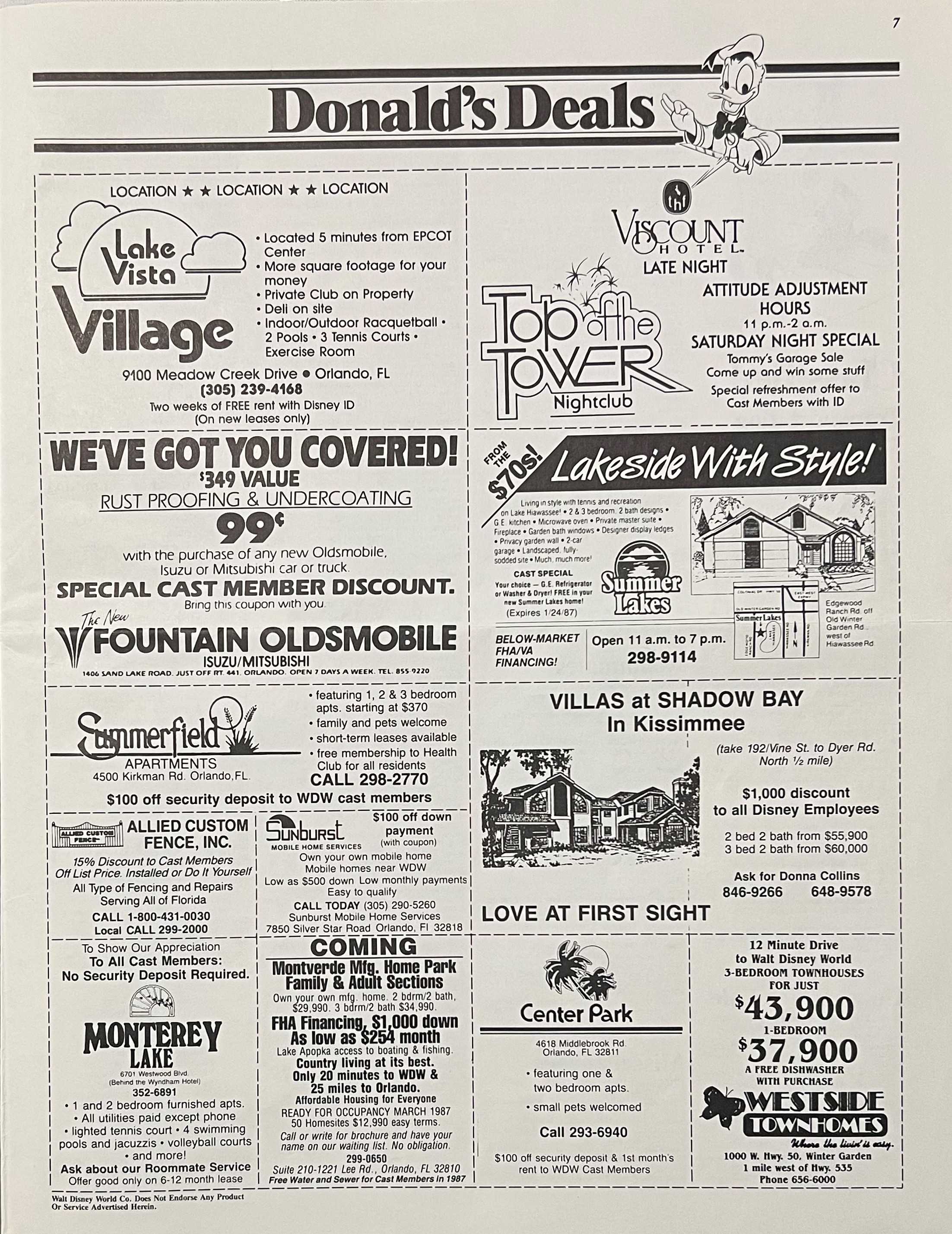 Walt Disney World Eyes & Ears Cast Newspaper | Disleelandia