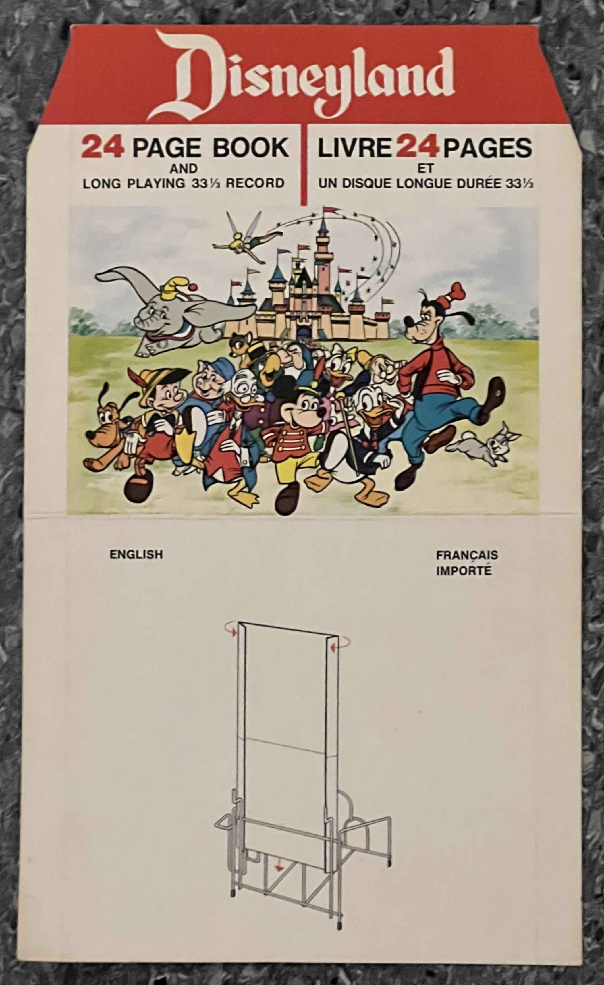 Disneyland Records Cardboard Display Cards | Disleelandia